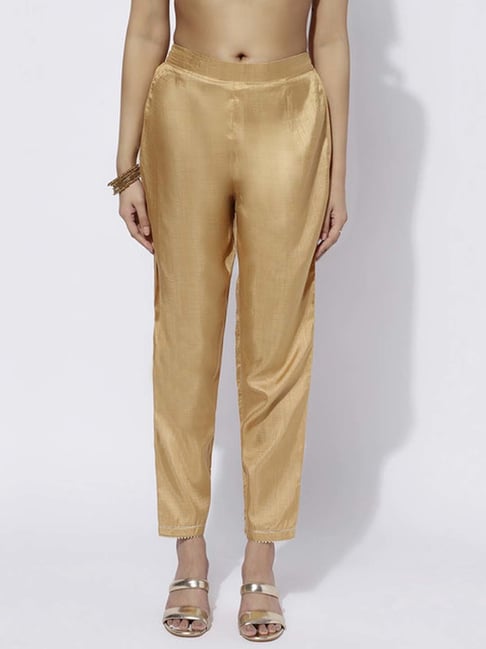 Women's Clothing Ethnic Wear Suits from Skylee in Golden