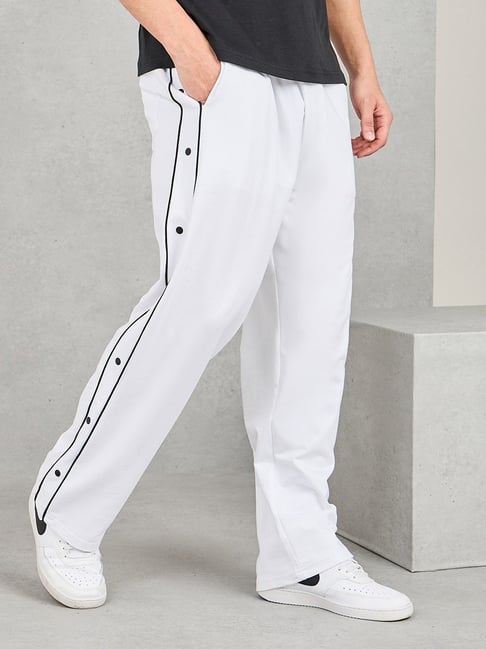 Cotton Track Track Pants Online India Buy Carltron Men Black Solid ...