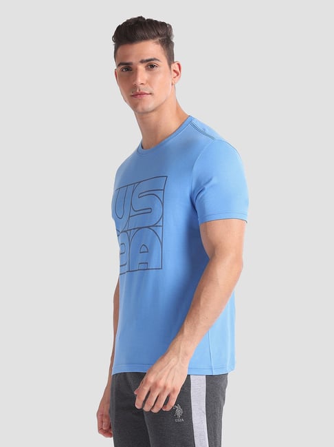 T-shirts & Polos by U.S. Polo Assn. in Green & Light Blue for Men