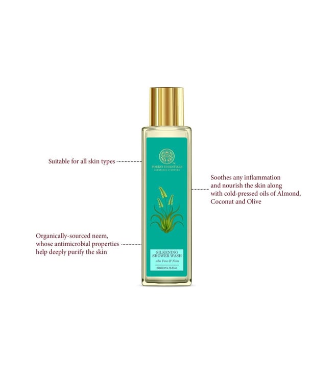 Buy Forest Essentials Aloe Vera & Neem Silkening Shower Wash Online ...