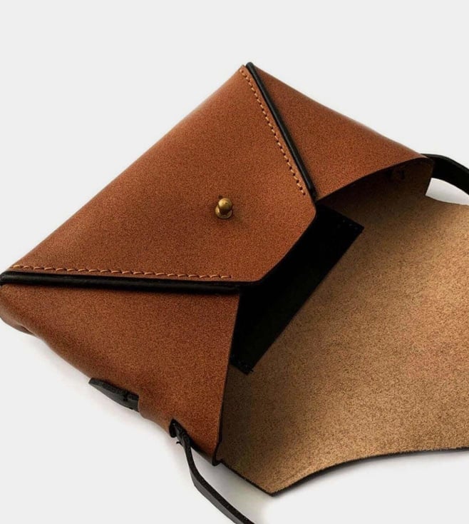 Buy Nappa Dori Tan Envelope Sling Bag Online @ Tata CLiQ Luxury