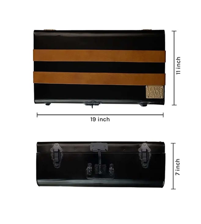 Buy HAUS OF BARS by SpeedX Matt Black Metal Portable Trunk Bar Set ...