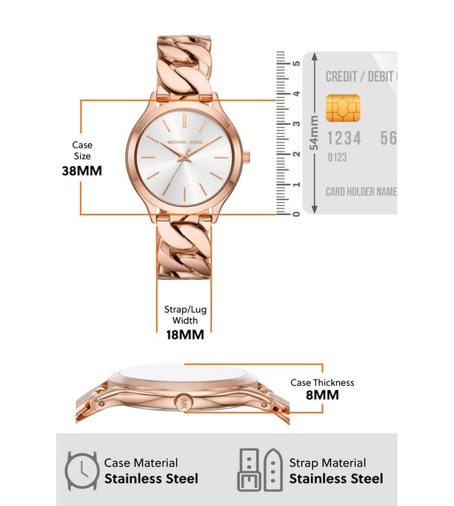 Buy Michael Kors MK7473 Runway Analog Watch for Women Online @ Tata ...