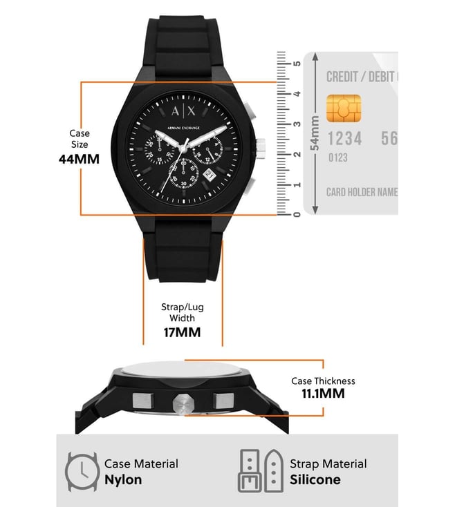 Buy Armani Exchange AX4161 Rafael Chronograph Watch for Men Online ...