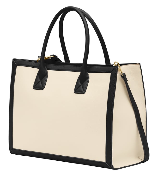 Buy Cavalli Class Cream & Black MODENA Medium Shopper Bag for Women ...