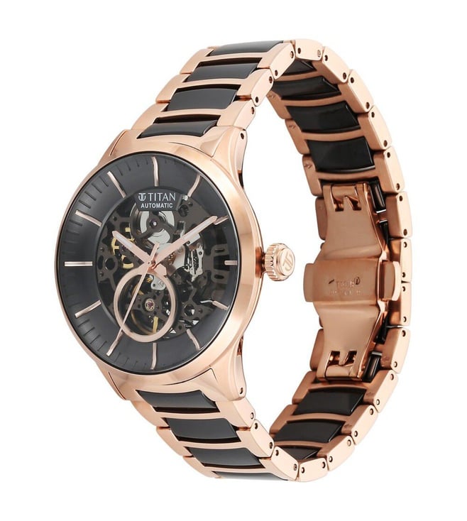 Buy Titan 90174KD03 Classique Automatic Watch for Men Online @ Tata ...