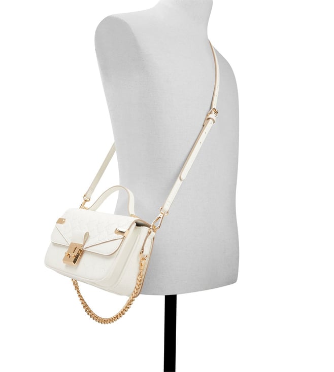 Aldo White Dallanna Medium Cross Body Bag