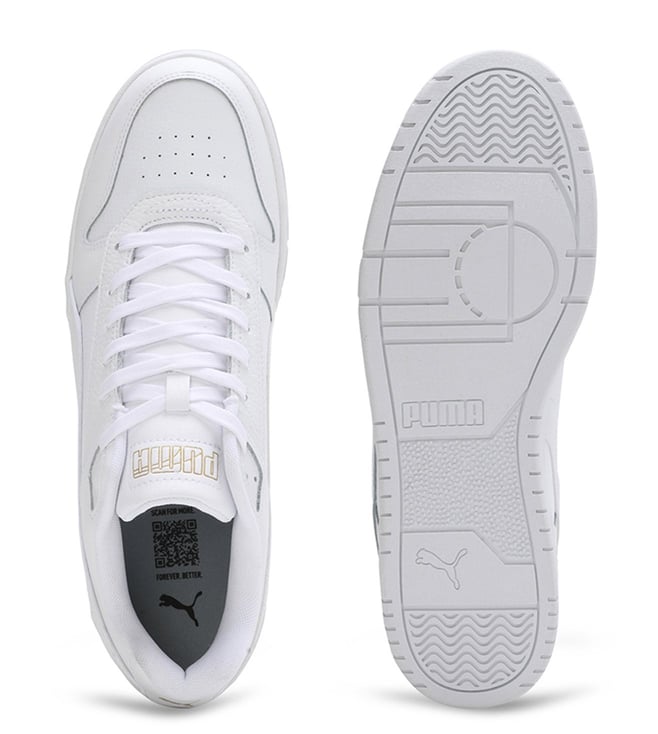 Buy Puma Men's Court Shatter Low White Sneakers Online @ Tata CLiQ Luxury