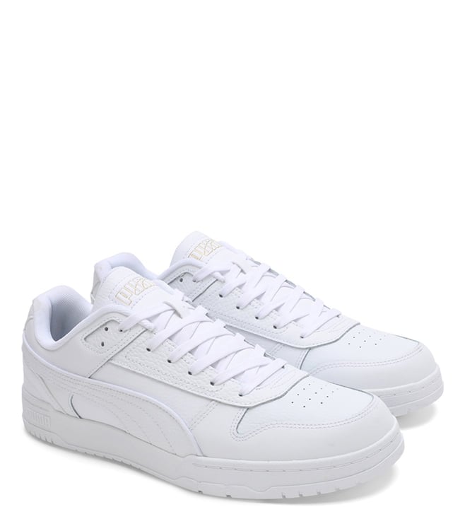 Buy Puma Men's Court Shatter Low White Sneakers Online @ Tata CLiQ Luxury