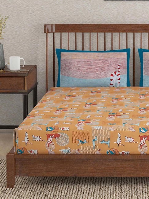 Buy Fabindia Natkhat Multicolor Single Bed Sheet With 1 Pillow Cover at Best Price Tata CLiQ