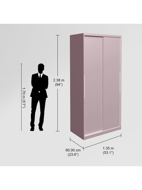 Buy Godrej Interio Slide N Store Lilac Metal 2 Door Almirah at Best Price Tata CLiQ