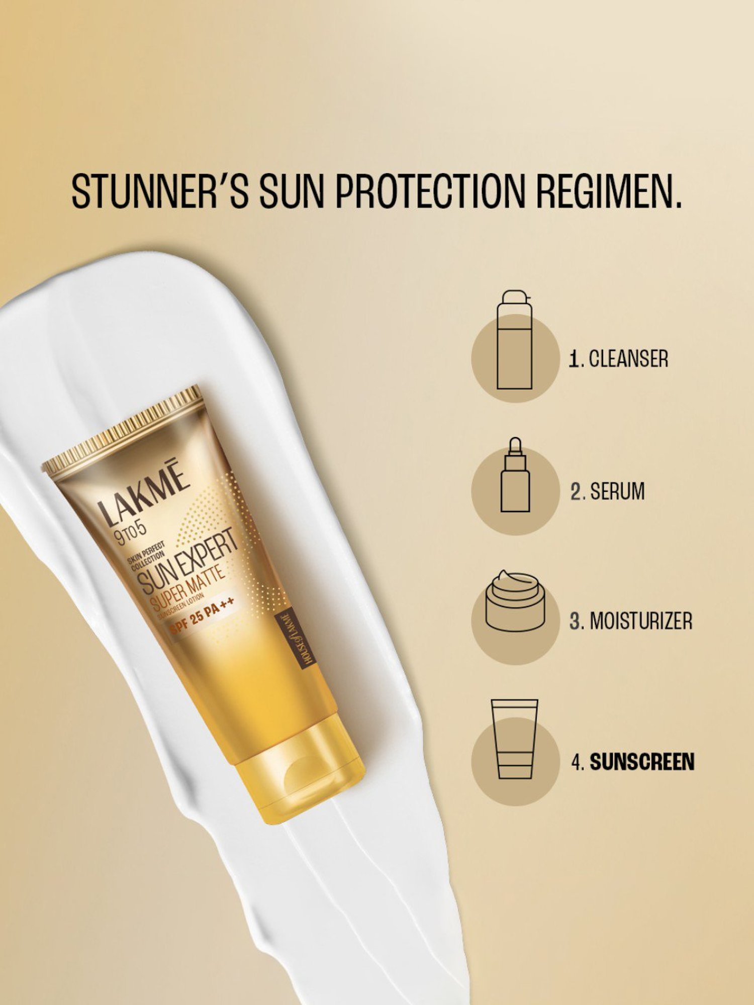 Buy Lakme 9 TO 5 Sun Expert Super Matte Sunscreen SPF 25 PA+++ Lotion ...