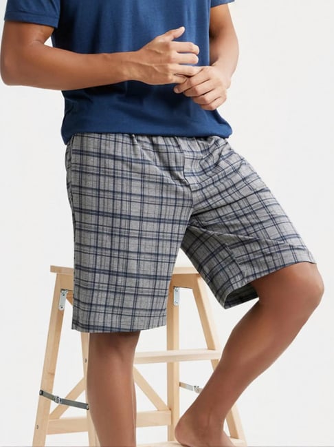 Jockey Boxers for Men in Mid Grey & Ash Grey