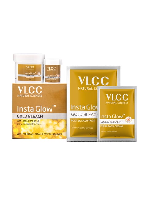 VLCC Insta Glow Gold Bleach - Pack of 3
