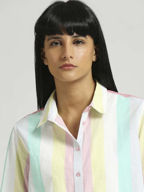 Women's Clothing Pepe Jeans Western wear Multicolored Shirts with ...