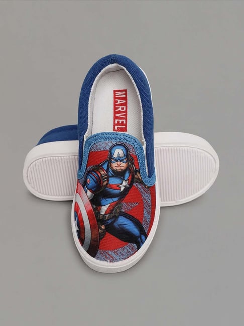 Captain America Slip Ons Pantuflas Capitán América
