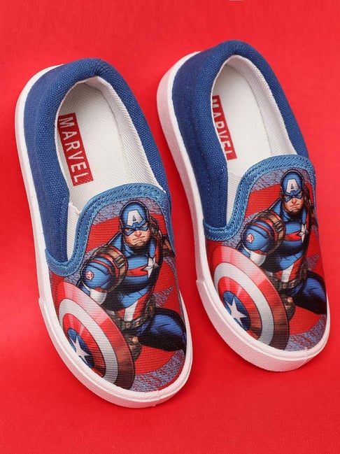Captain America Slip Ons Pantuflas Capitán América