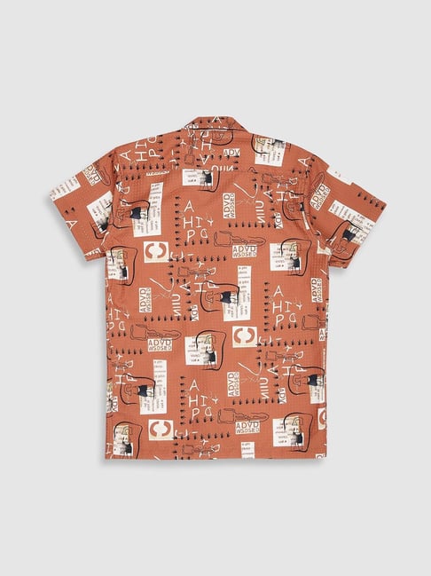 Cavio Boys Clothing Rust Combo Sets for kids