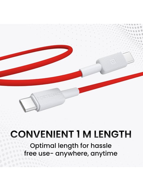 Portronics Konnect Link C Square 100W Type C to Type C Fast Charging PD ...