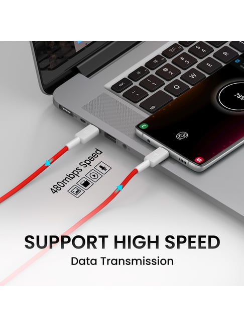 Portronics Konnect Link C Square 100W Type C to Type C Fast Charging PD ...