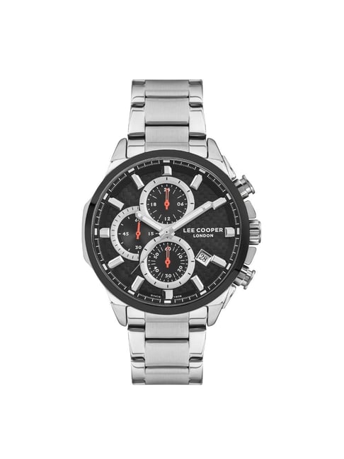 Lee Cooper Men Black Analog Watch