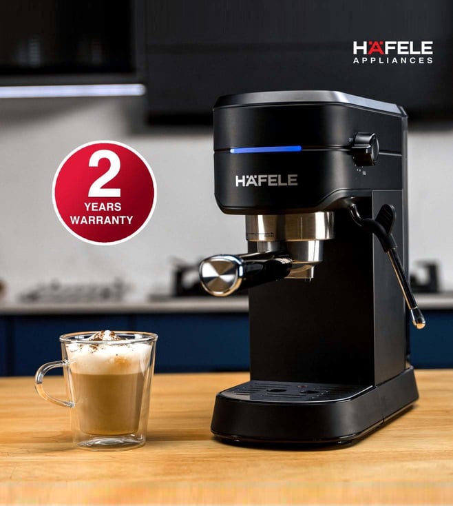 Buy Hafele U-Kaffee Black Espresso Coffee Machine Online @ Tata CLiQ Luxury