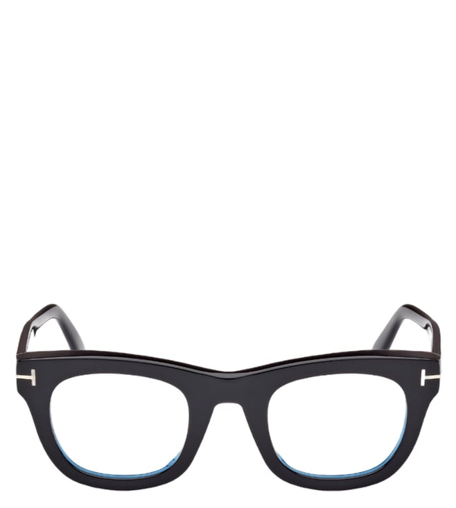 Tom Ford FT5872-B 48 001 Black Square Eye Frames for Men