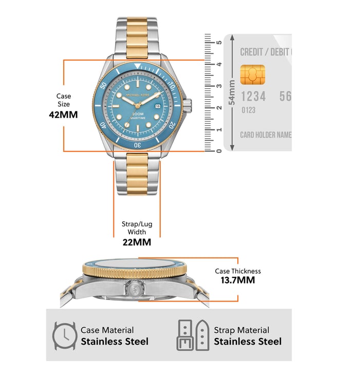 Buy Michael Kors MK9169 Maritime Analog Watch for Men for Men Online ...