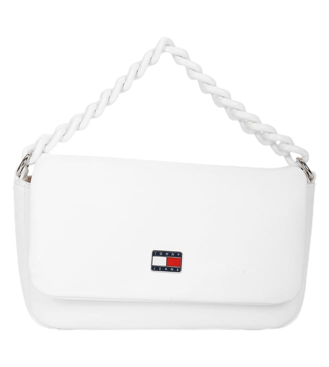 Buy TOMMY HILFIGER Ancient White City Wide Cross Body Bag for Women ...