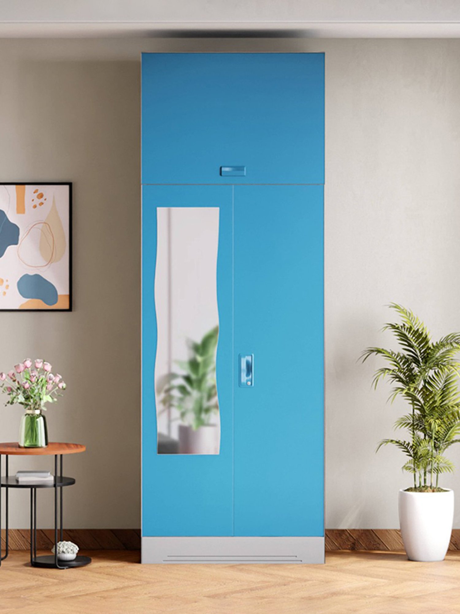 Blue almirah store