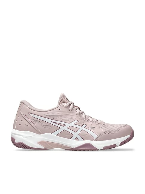 Asics Women s GEL ROCKET 11 Dusty Pink Indoor Court Shoes