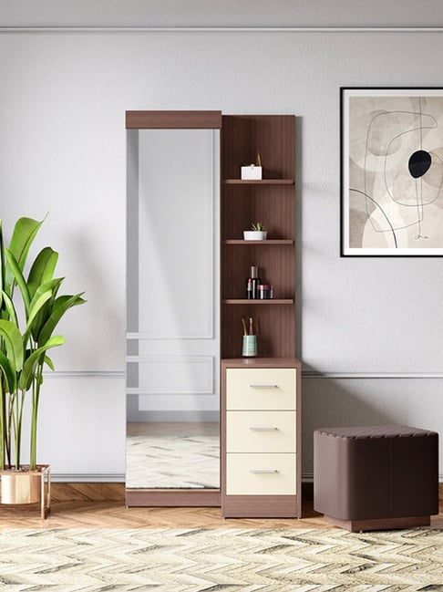 Buy Godrej Interio Aero Valigny Oak Wood Standerd Dressing Table at Best Price Tata CLiQ