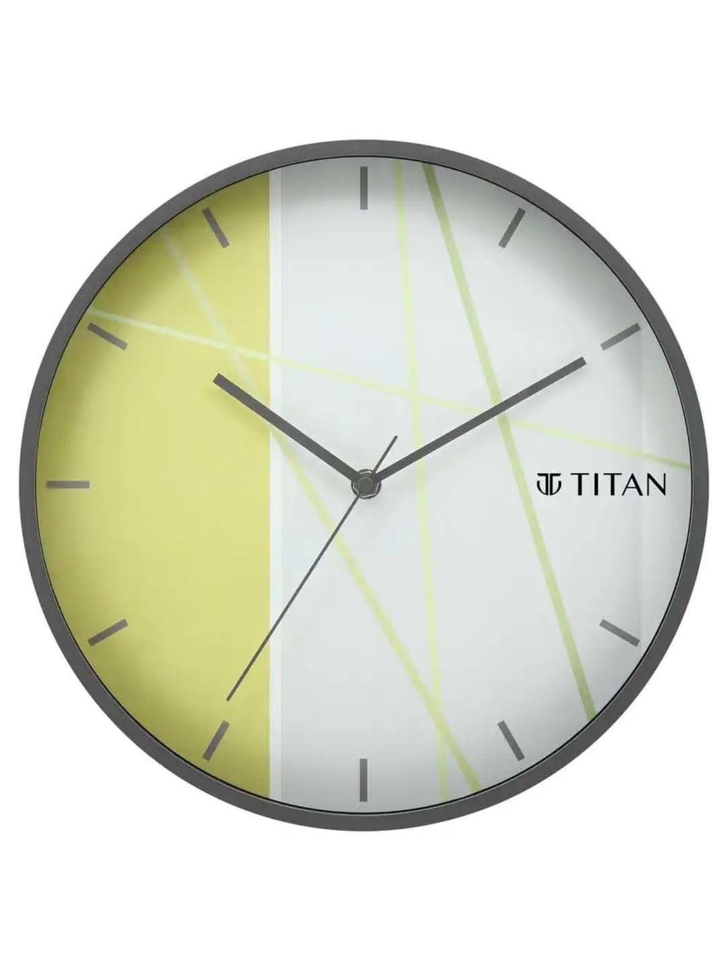 Titan NSW0062PA02 Dark Grey Plastic Wall Clock