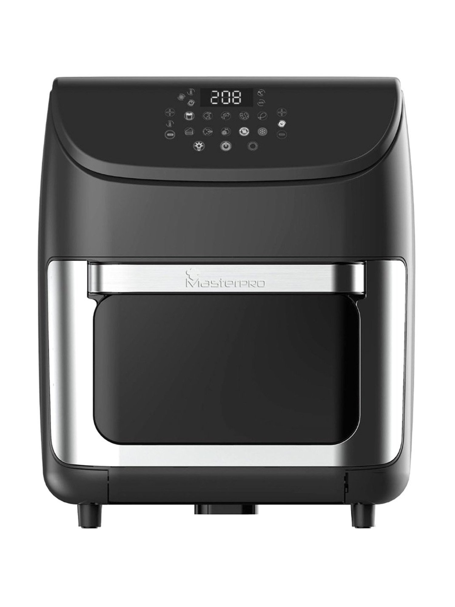 Bergner MasterPro Black Stainless Steel Air Fryer Oven, 1700 W, 12.0L