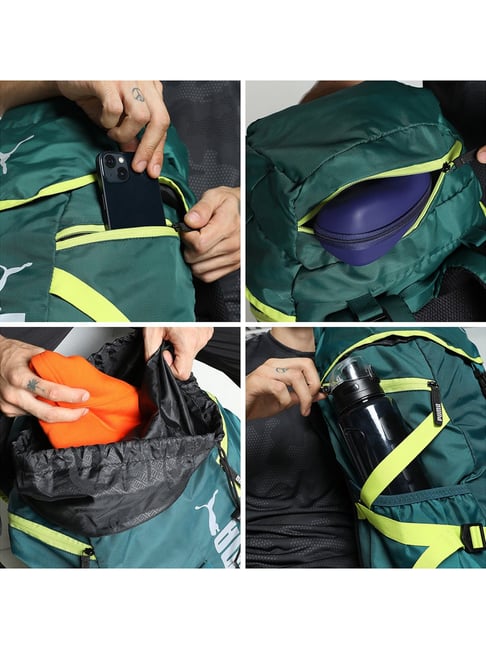 Buy Puma Varsity Green Solid Rucksack Online At Best Price @ Tata CLiQ