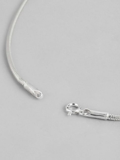 Buy Zavya 925 Silver Elegant Circlet Round Chain for Men Online At Best ...