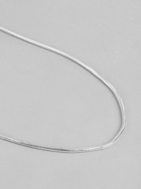 Buy Zavya 925 Silver Elegant Circlet Round Chain for Men Online At Best ...