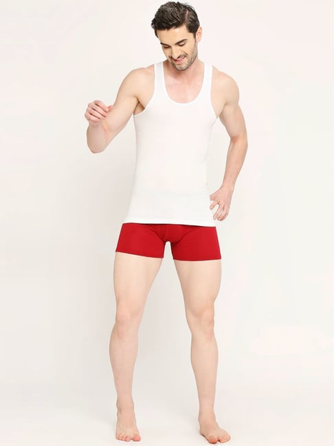 Natural White Vests by VIP for Men