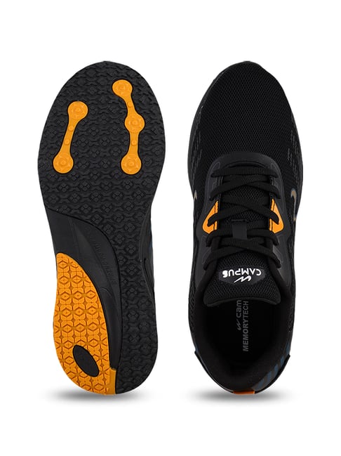 Buy Campus Men's FARRELL Black Running Shoes for Men at Best Price ...