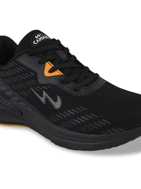 Buy Campus Men's FARRELL Black Running Shoes for Men at Best Price ...