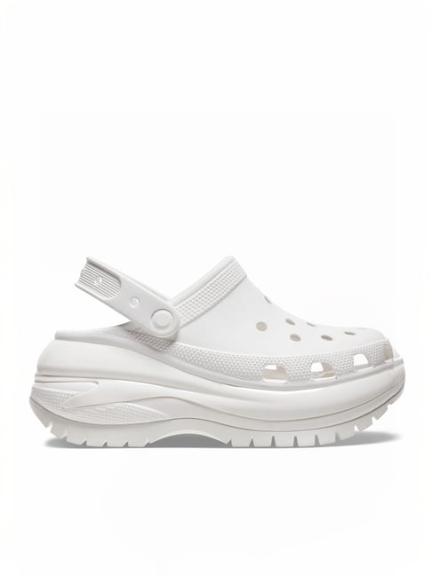 Crocs Men's Crush White Back Strap Clogs - Price History