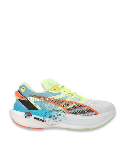 Puma Men's Deviate NITRO 3 Grey Running Shoes | Price History