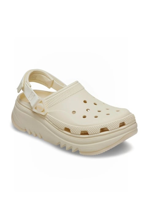 Buy Crocs Men's Hiker Cream Back Strap Clogs for Men at Best Price ...