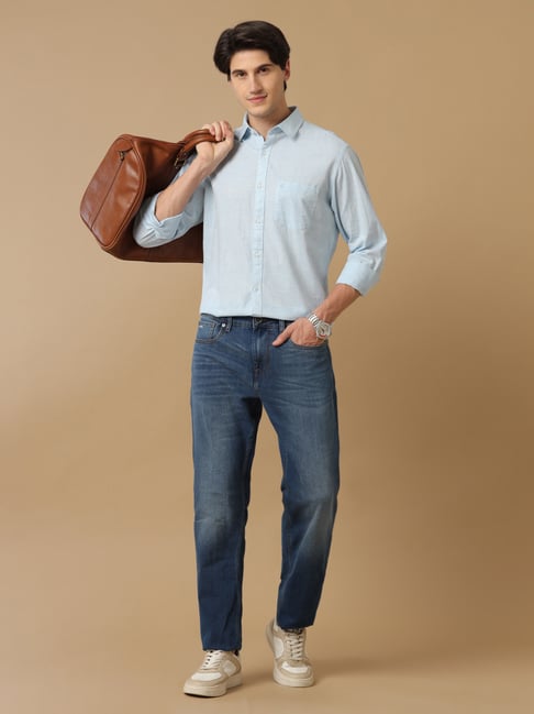 CAVALLO by Linen Club Men Shirts in Linen Blend