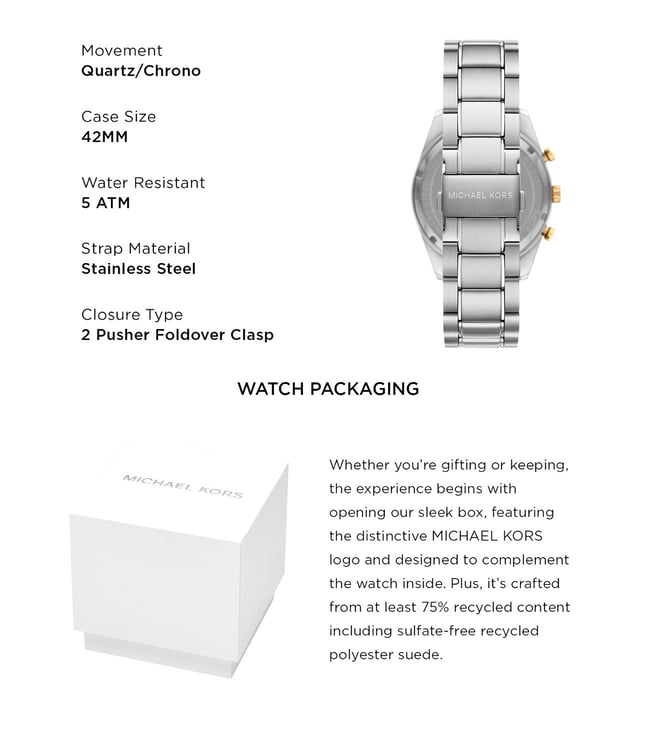 Buy Michael Kors MK9112 Accelerator Chronograph Watch for Men Online ...