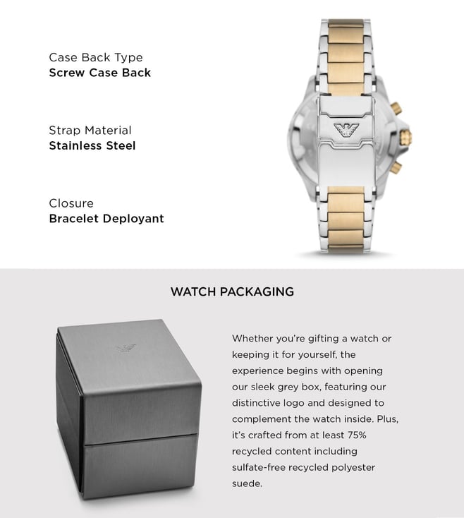 Buy Emporio Armani AR11606 Chronograph Watch for Men for Men Online ...