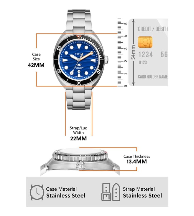 Buy Fossil FS6064 Breaker Analog Watch for Men for Men Online @ Tata ...