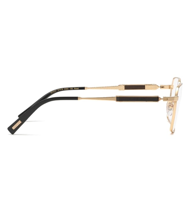 Chopard VCHL2157300FR Gold Rectangular Eyewear Frames for Men