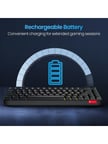 Portronics Hydra 10 Wireless Mechanical Gaming Keyboard (Black)