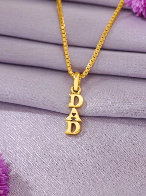Buy P.N.Gadgil Jewellers Dad Gold Pendant Online At Best Price Tata CLiQ